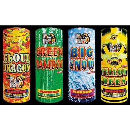 Assorted Boomer Fountains | Crazy Cracker Fireworks